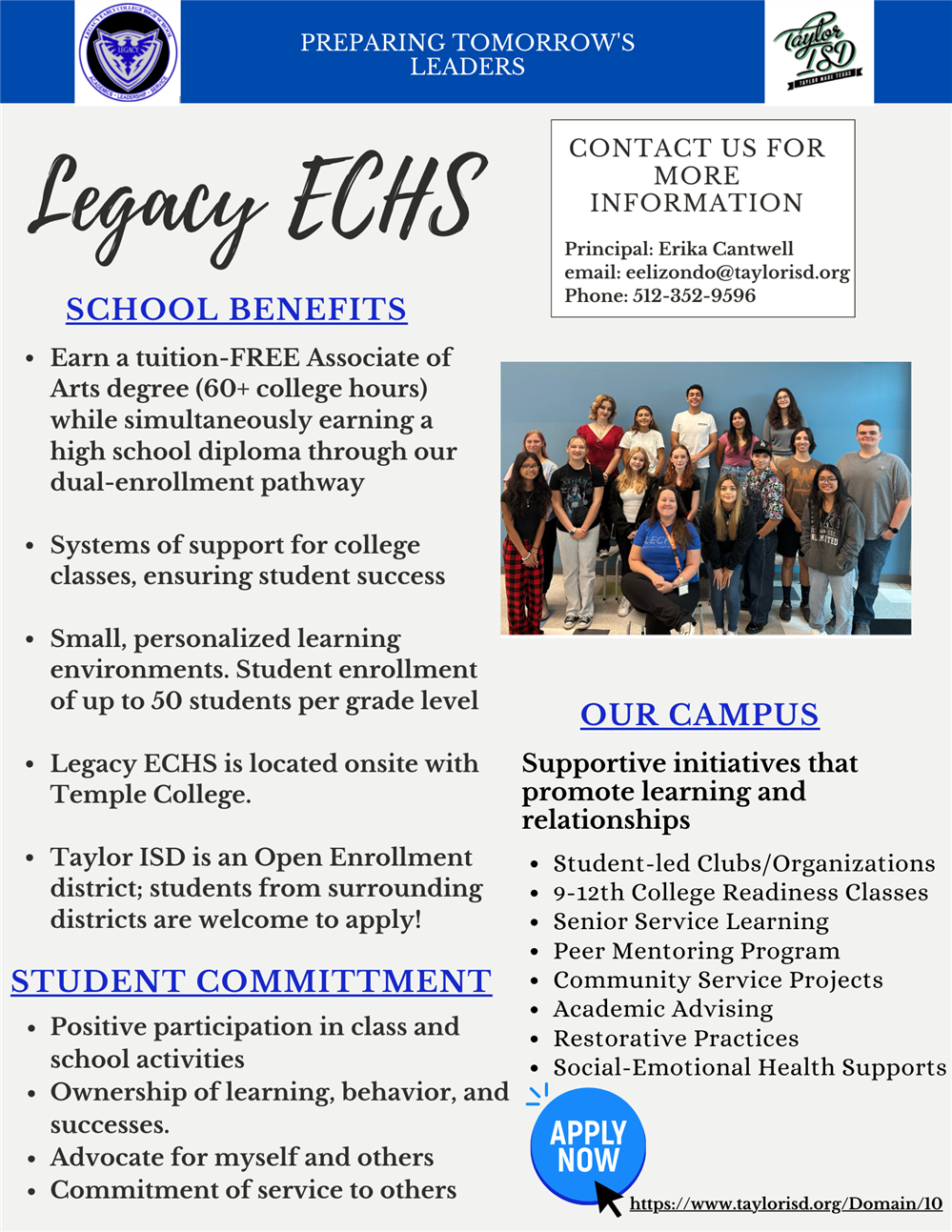 Legacy Early College High / Homepage